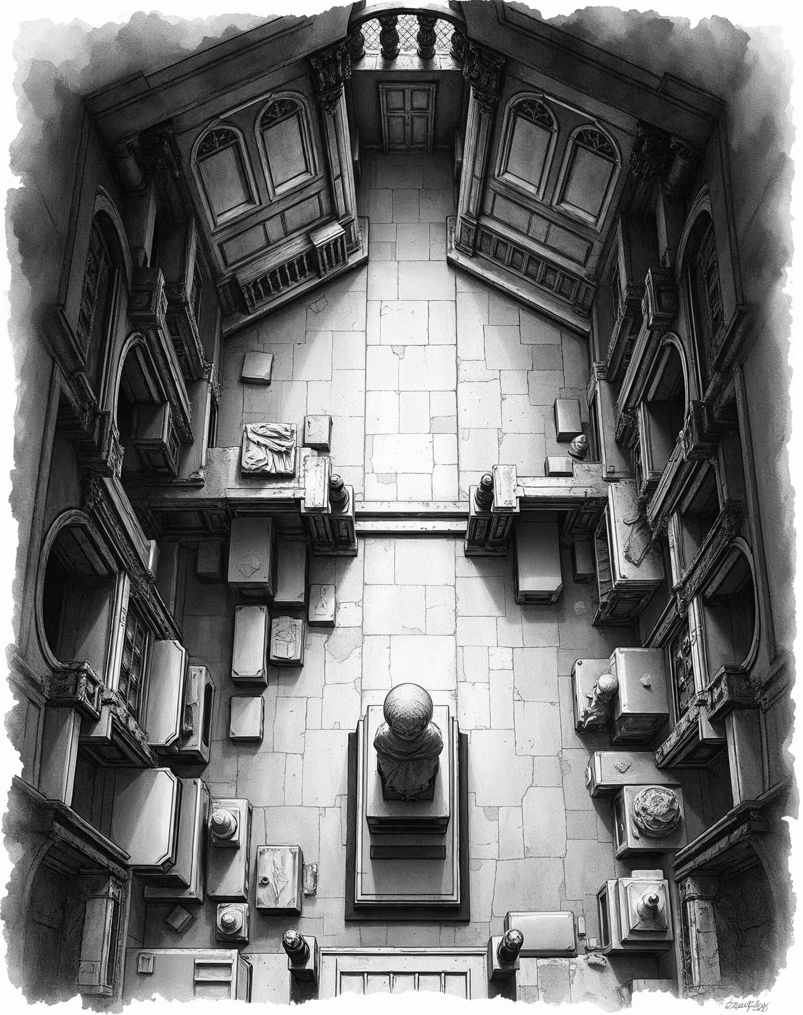 10 Battlemaps of Ancient Crypts in Old-school Style. Pathfinder, Dnd, D ...