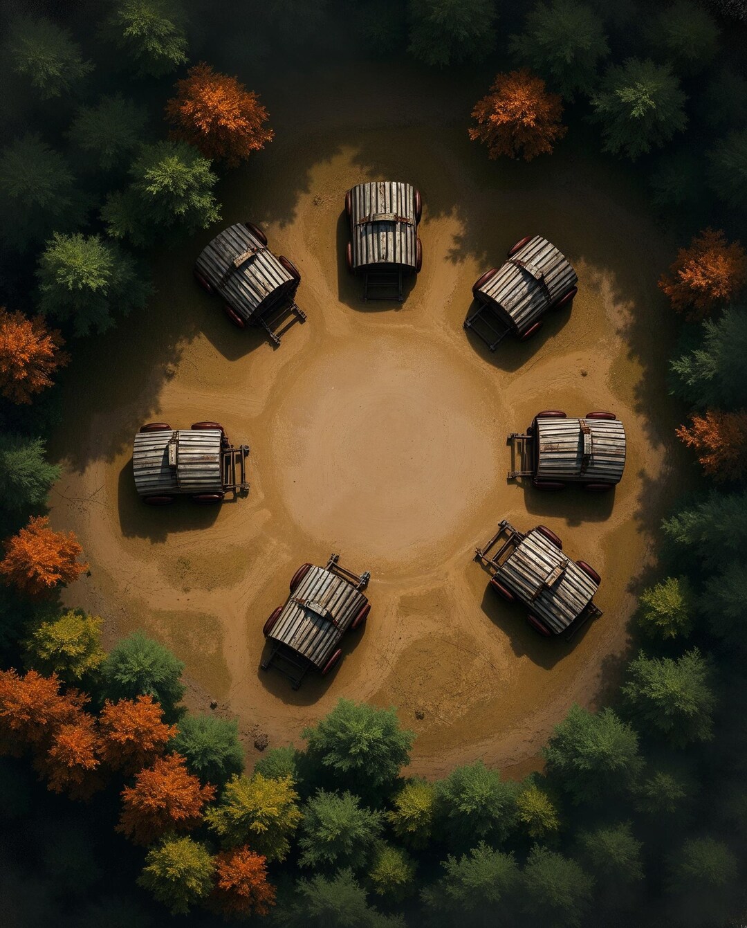 15 Battlemaps of Wagon Camps. Pathfinder, Dnd, D&D, Dungeons and ...