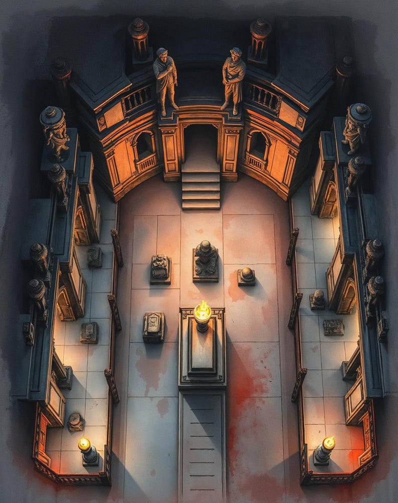 15 Battlemaps of Ancient Crypts. Pathfinder, Dnd, D&D, Dungeons and ...