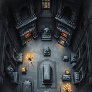 15 Battlemaps of Ancient Crypts. Pathfinder, Dnd, D&D, Dungeons and ...