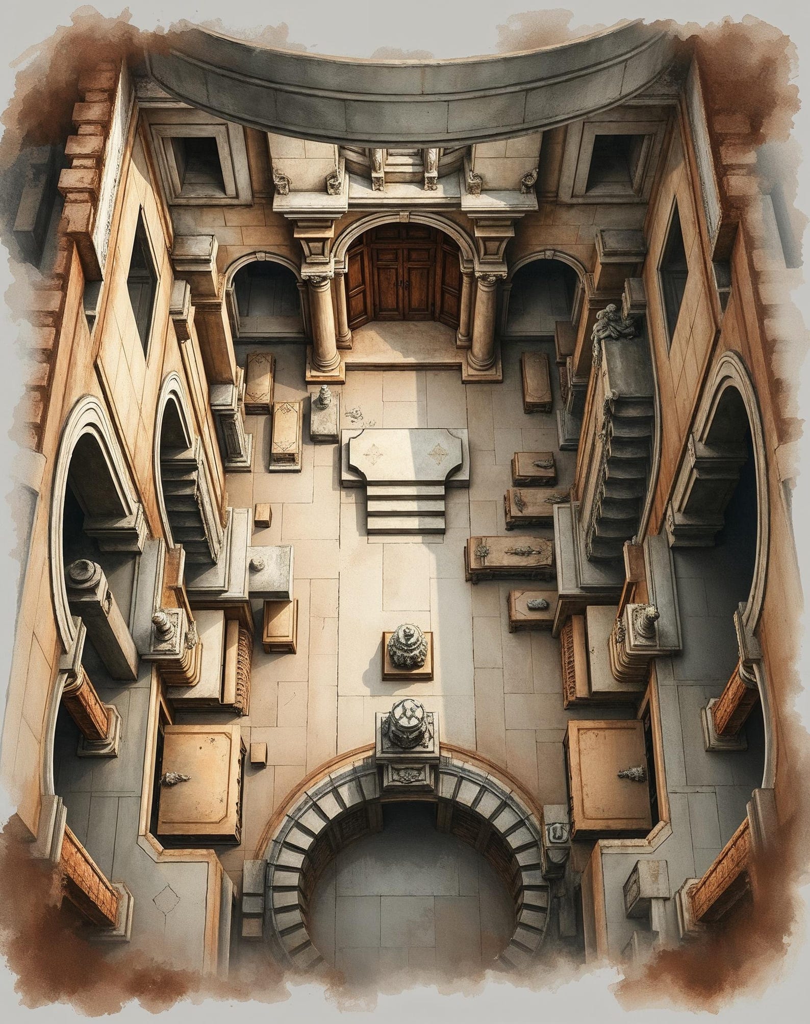 15 Battlemaps of Ancient Crypts. Pathfinder, Dnd, D&D, Dungeons and ...