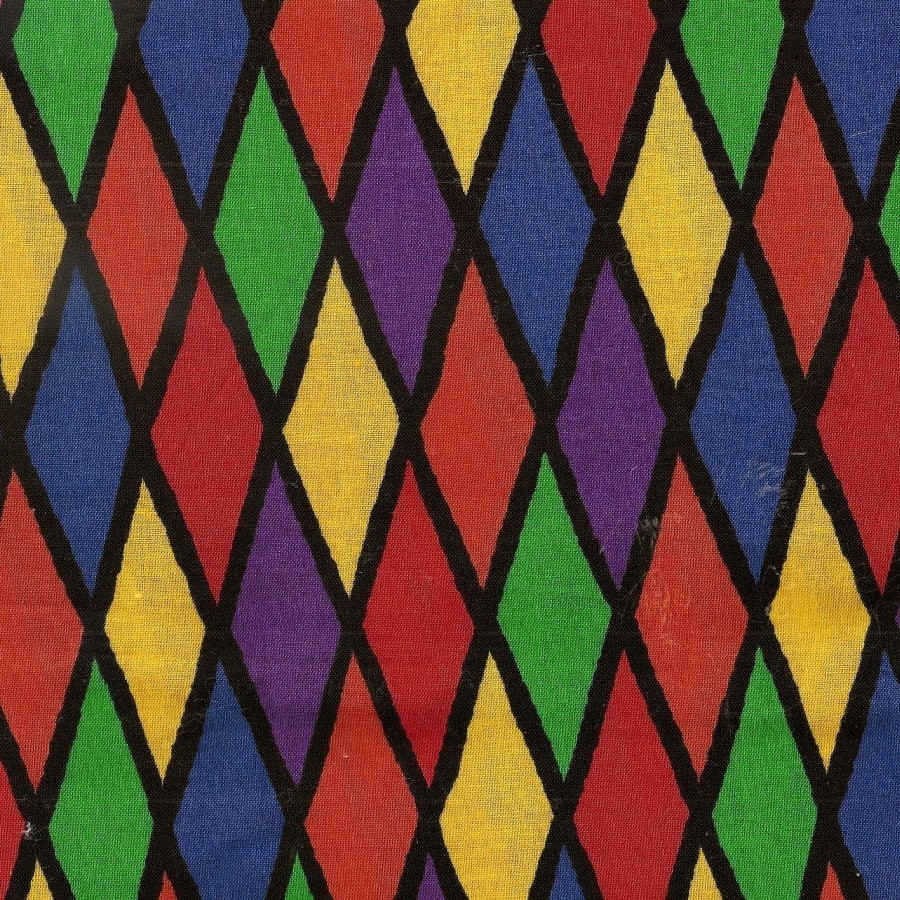 Harlequin Pattern Fabric