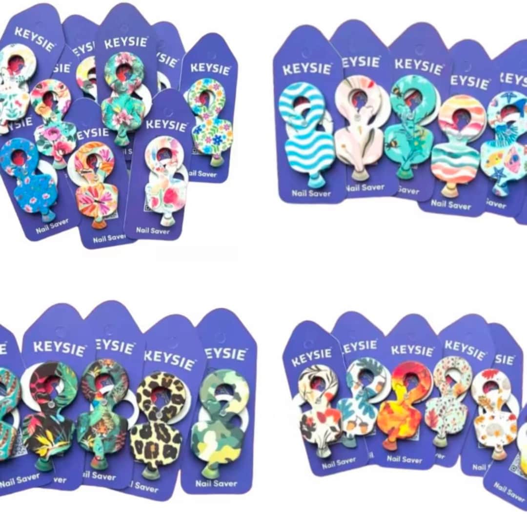 Keysie Nail Saver Multi Tool Patterned Pot Luck. - Etsy UK