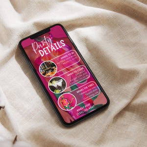 Moo Moos & Margaritas Birthday Invitation, Animated Girls Night Party ...