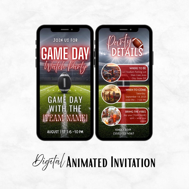 Game Day Announcement - Etsy