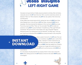 Bible Left-right Game L John the Baptist Story Game L Sunday School ...