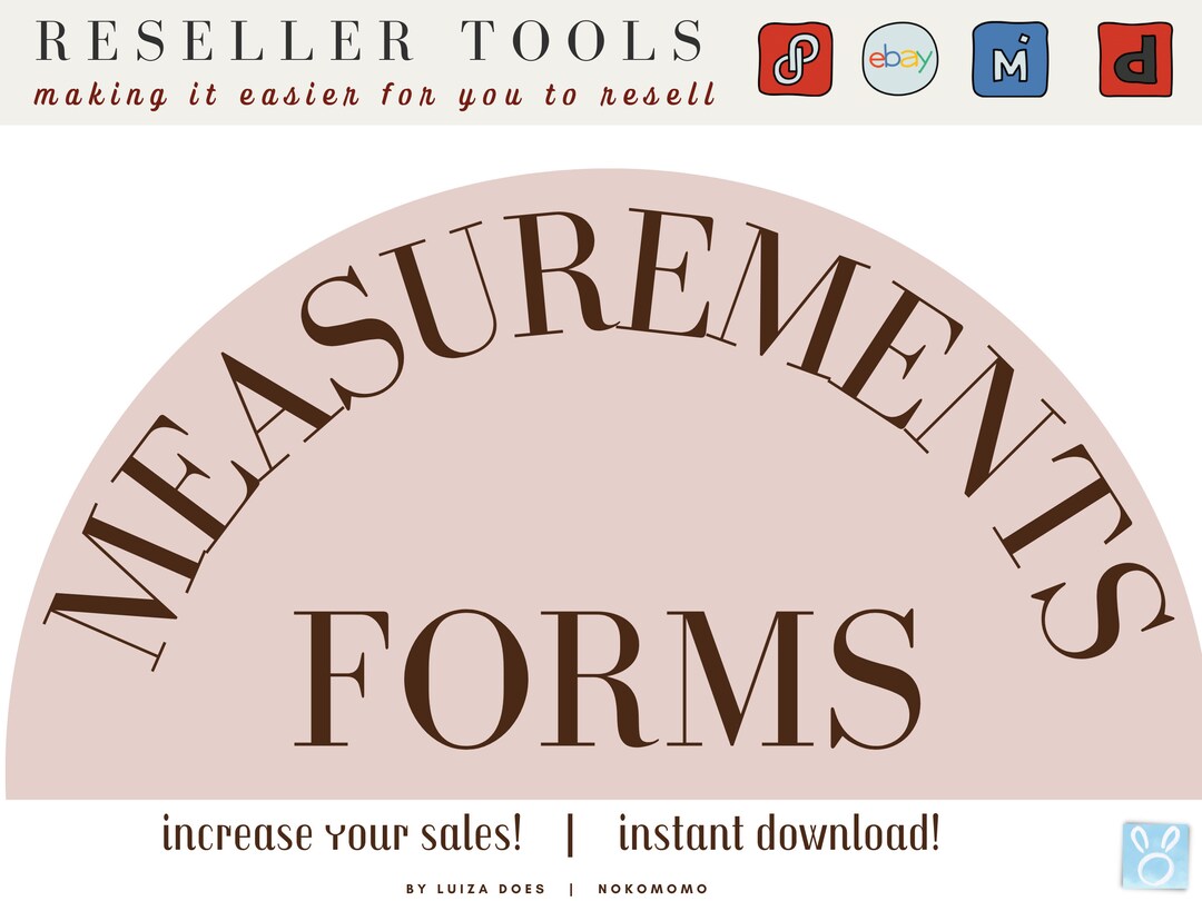 Measurements Forms for Clothing Resellers in 2023, Photo Seller Tools ...
