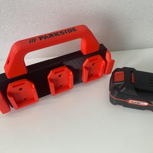 Battery Caddy, Carrier, Transporter, Organizer for 8x Parkside X20v ...