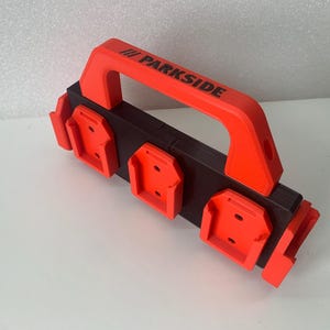 Battery Caddy, Carrier, Transporter, Organizer for 8x Parkside X20v ...