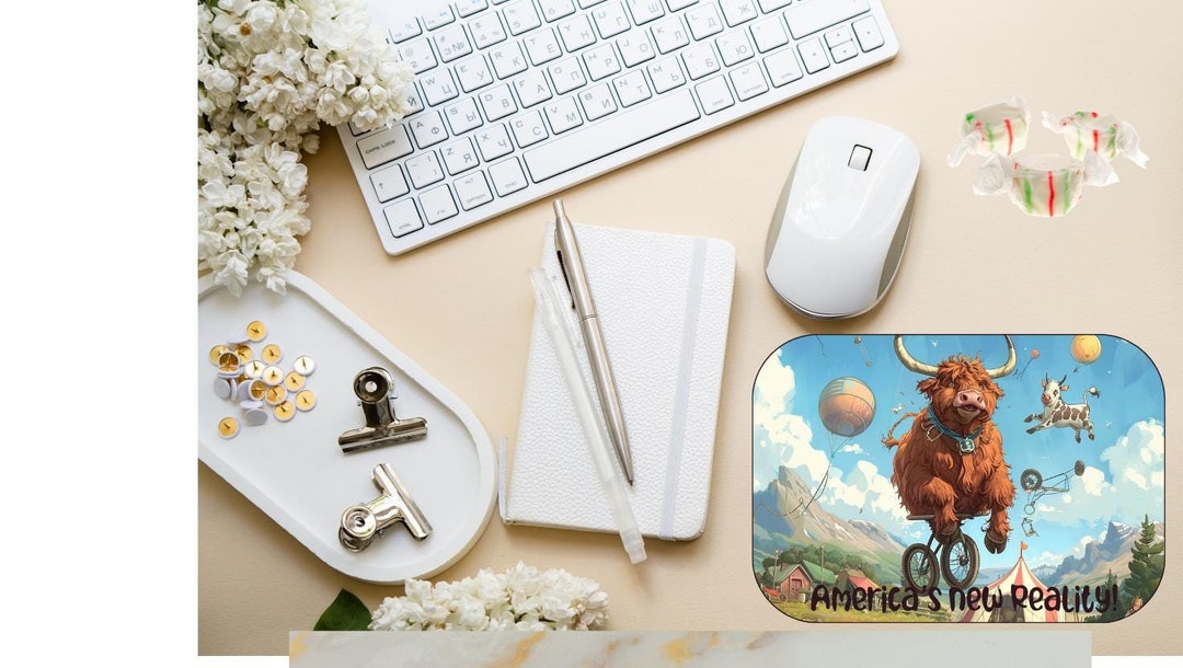 Highland Cow Funny Anti Trump Political Mouse Pad. - Etsy