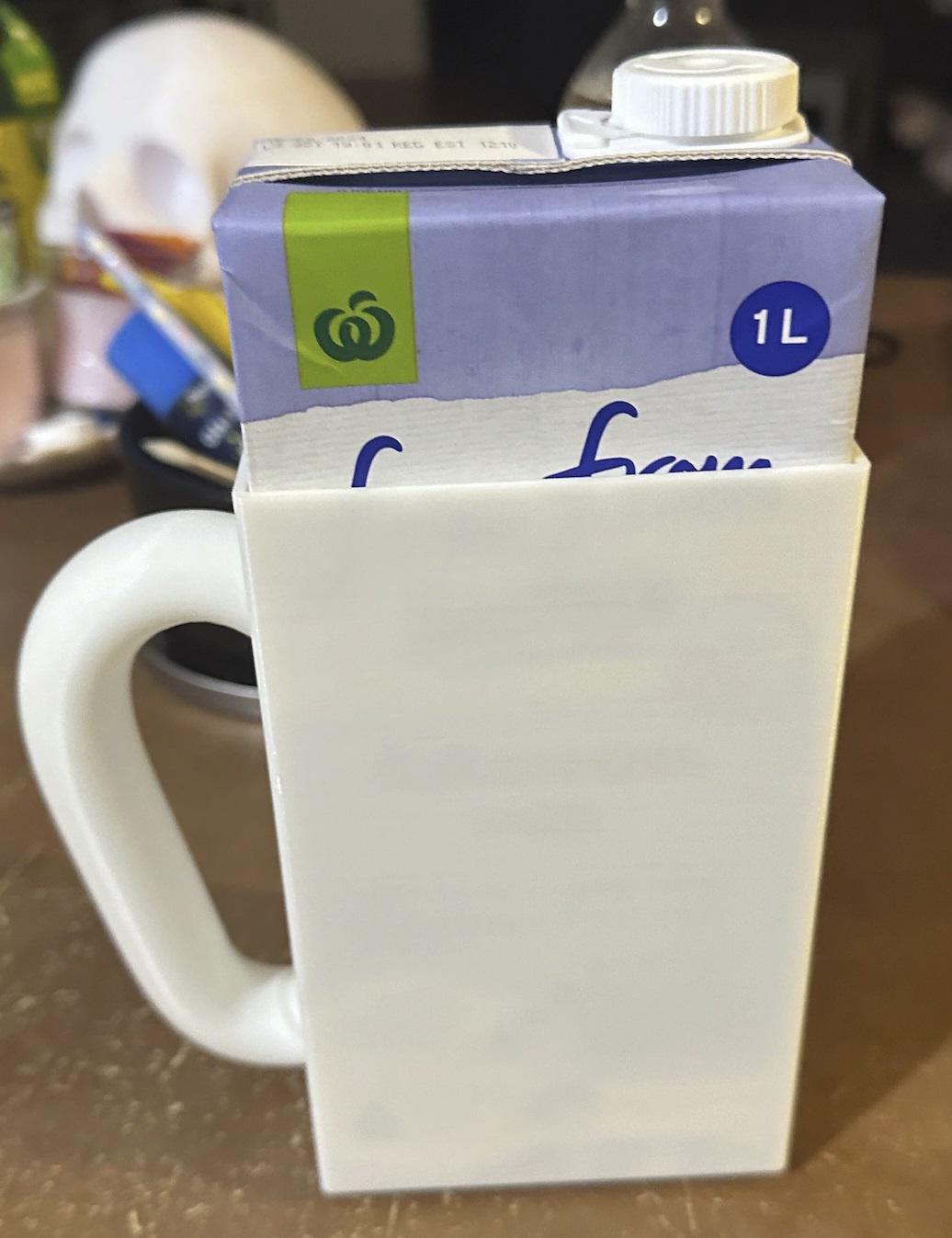 DIGITAL FILE ONLY | 1L Rectangle Milk Carton Holder for Easy Pouring ...