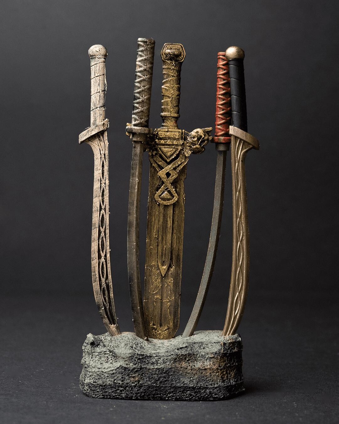 3D Printed Sword Bookmark | Fantasy Medieval Resin Bookmark | Ready to ...
