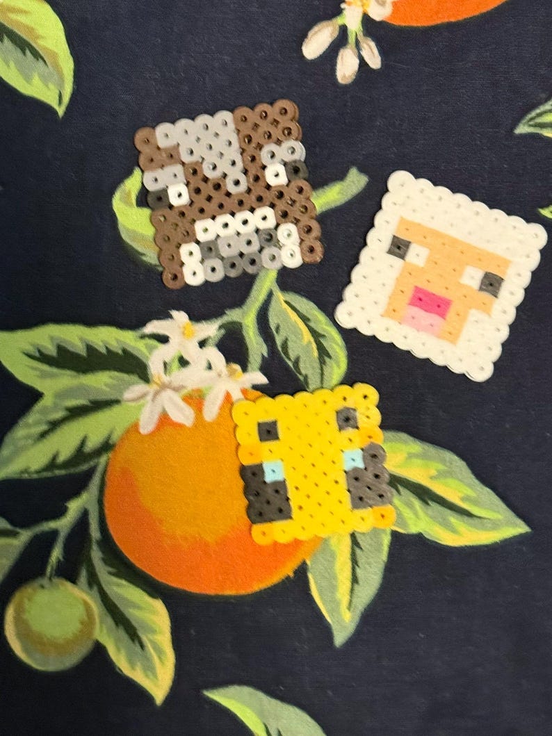 Minecraft Perler Bead Keychains - Etsy