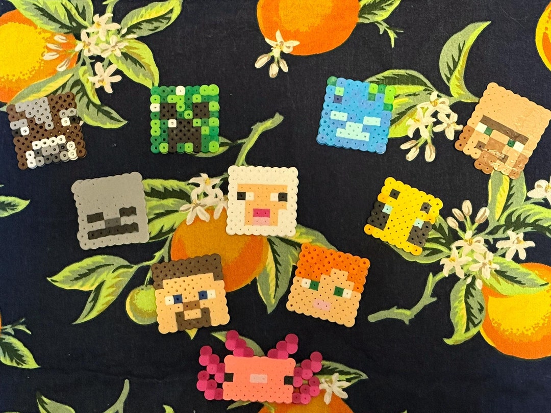 Minecraft Perler Bead Keychains - Etsy