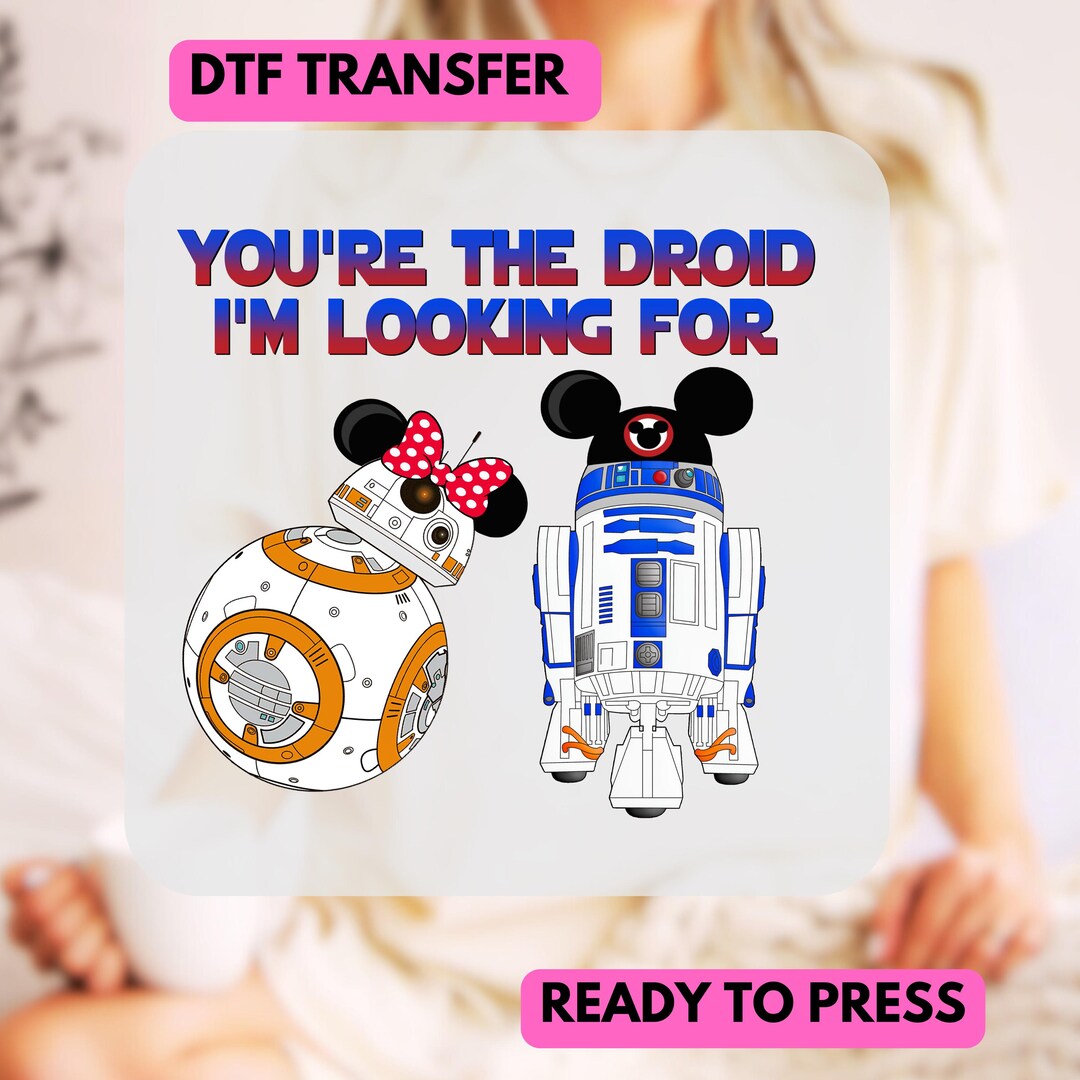 Disney Star Wars DTF Transfer/star Wars Couple Dtf/star Wars Characters ...