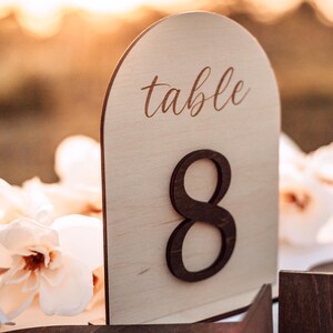 Wooden Wedding Table Number - Wedding Table Decor, Rustic Country ...
