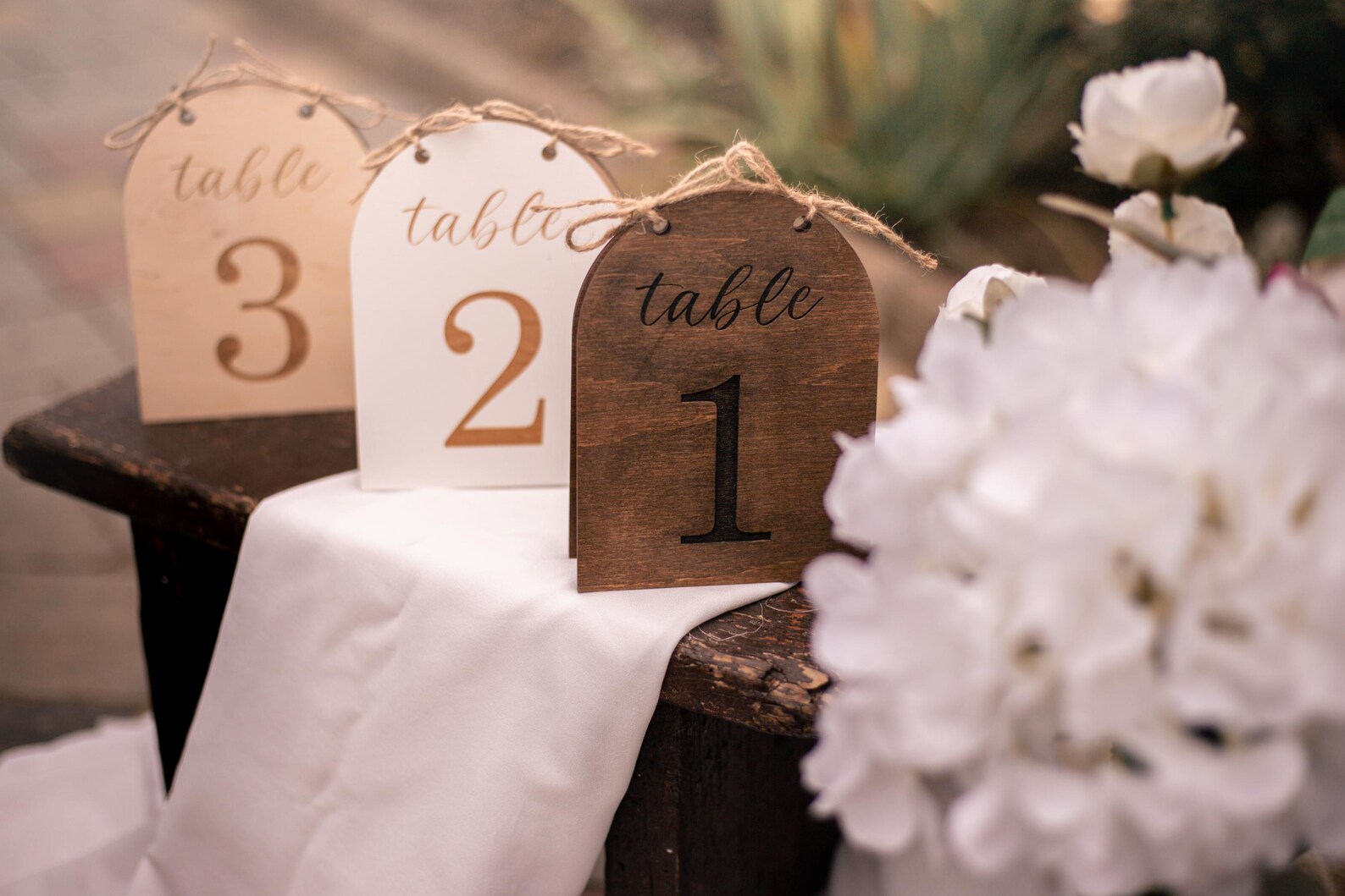 Wooden Wedding Table Number Wedding Table Decor, Rustic Country Wedding ...