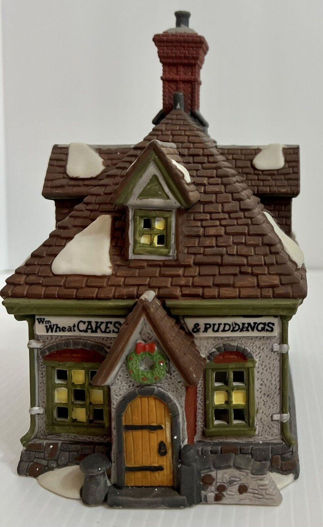 Dept. 56 Dickens Village wm. WHEAT CAKES & Puddings 58084 Retired 1996 ...