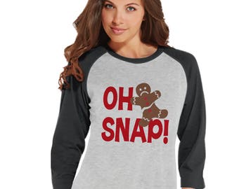 Oh Snap Shirt, Funny Christmas Shirt, Family Christmas Shirt, Matching ...
