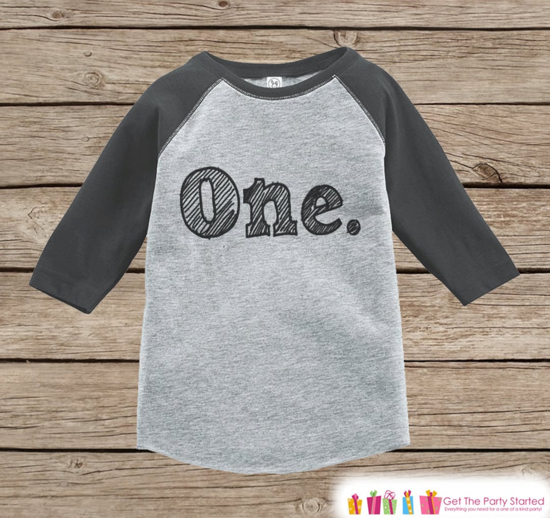 One Birthday Shirt Baby Boy Birthday Tshirt Boy 1st - Etsy