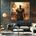Roman Gladiator Canvas, Warrior Wall Art, Ancient Battle Print ...