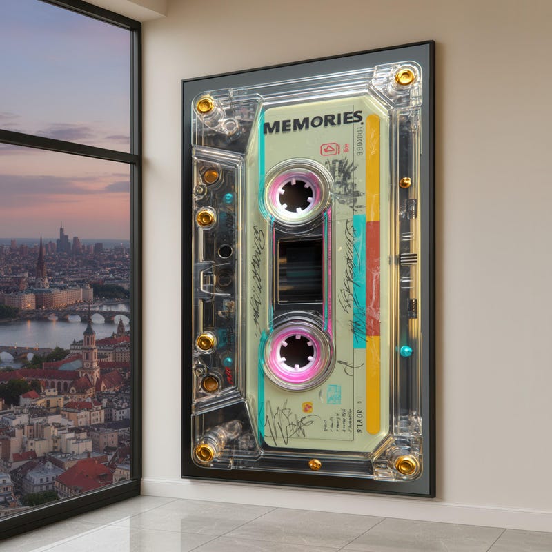 Cassette Tape Wall Art - Etsy