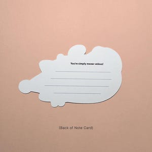 You're Simply Meow-velous Blank Notes (set of 8), Cute Party Cat Design ...