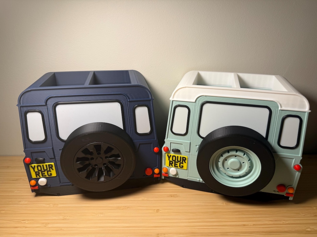 Land Rover Defender Inspired Personalised Rear End Pen Pot - Etsy