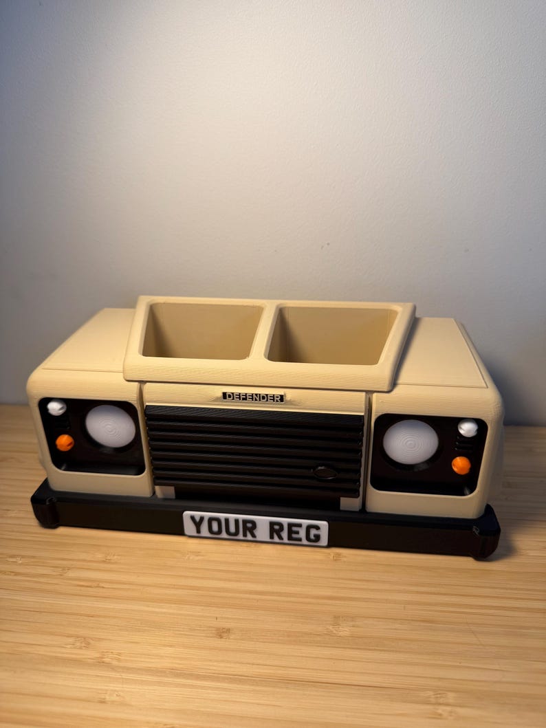 Land Rover Defender Classic Inspired Personalised Desk Organiser - Land ...