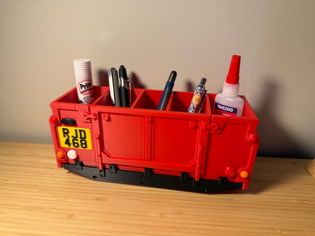 Land Rover Defender Inspired Personalised Rear Tub Pen Pot Desk Tidy ...