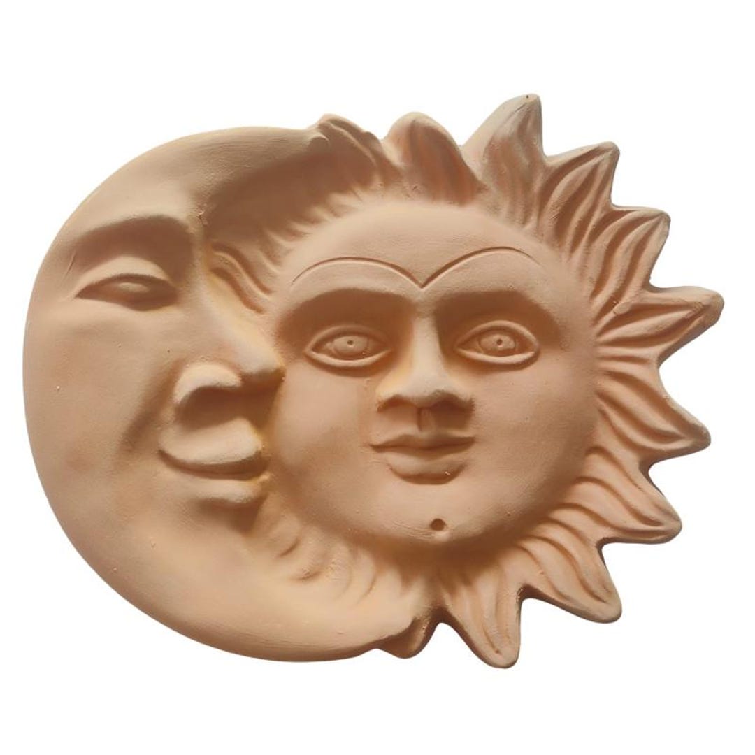 "eclipse" Terracotta Mask - Dimensions 23 X 27 Cm - Etsy