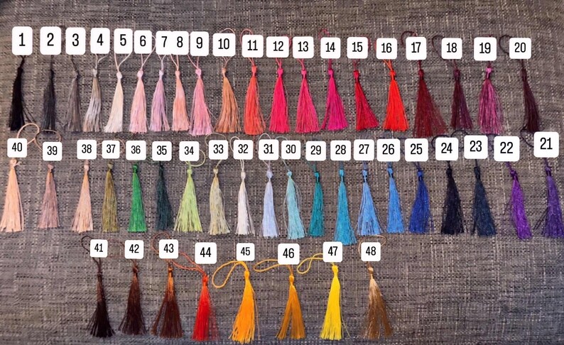Fully Custom Bookmark - Dried Flowers - Tassel - Handmade - Gift Ideas ...