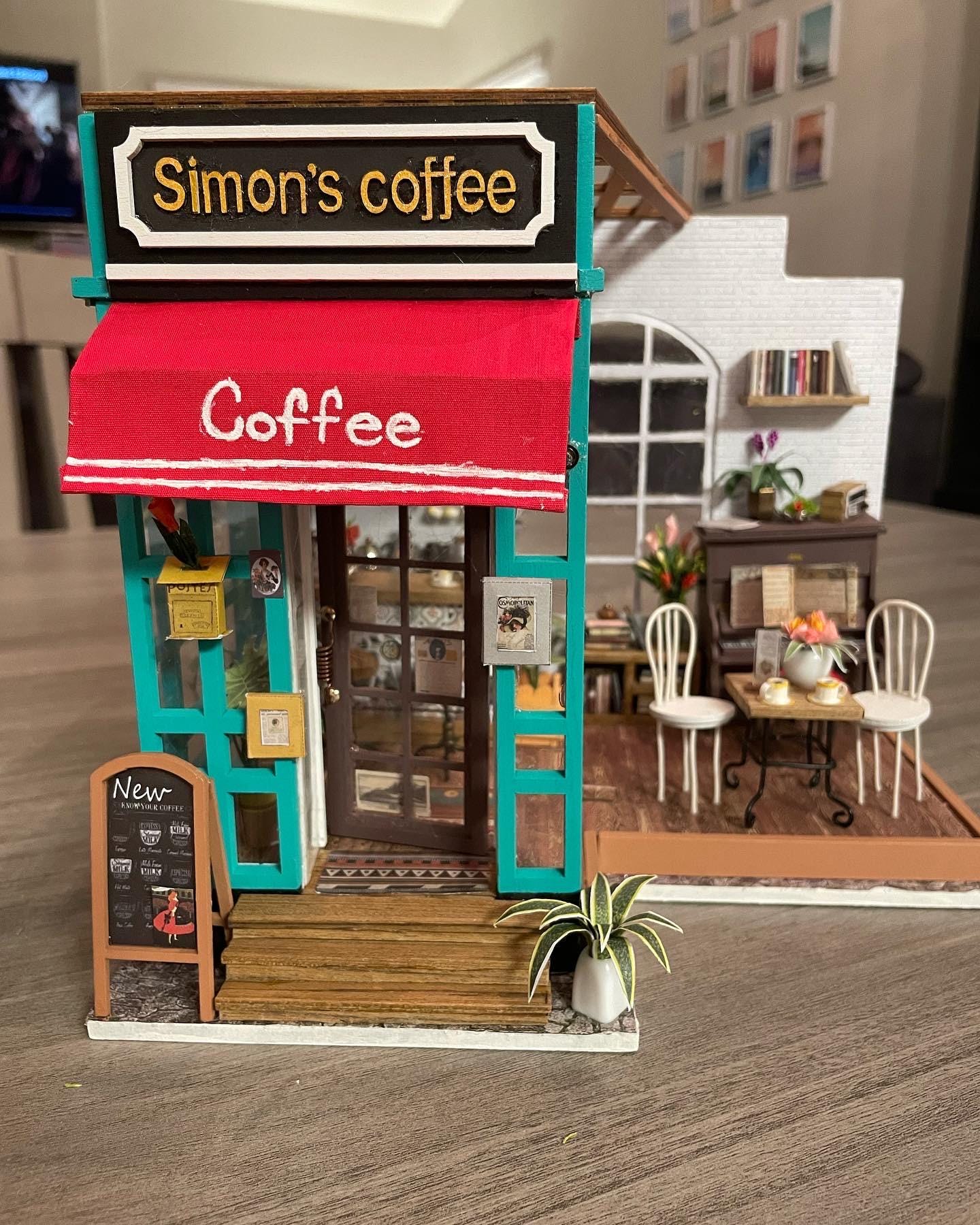 Hand-assembled Rowood Miniature Dollhouse, 1:24 Scale Miniature House ...