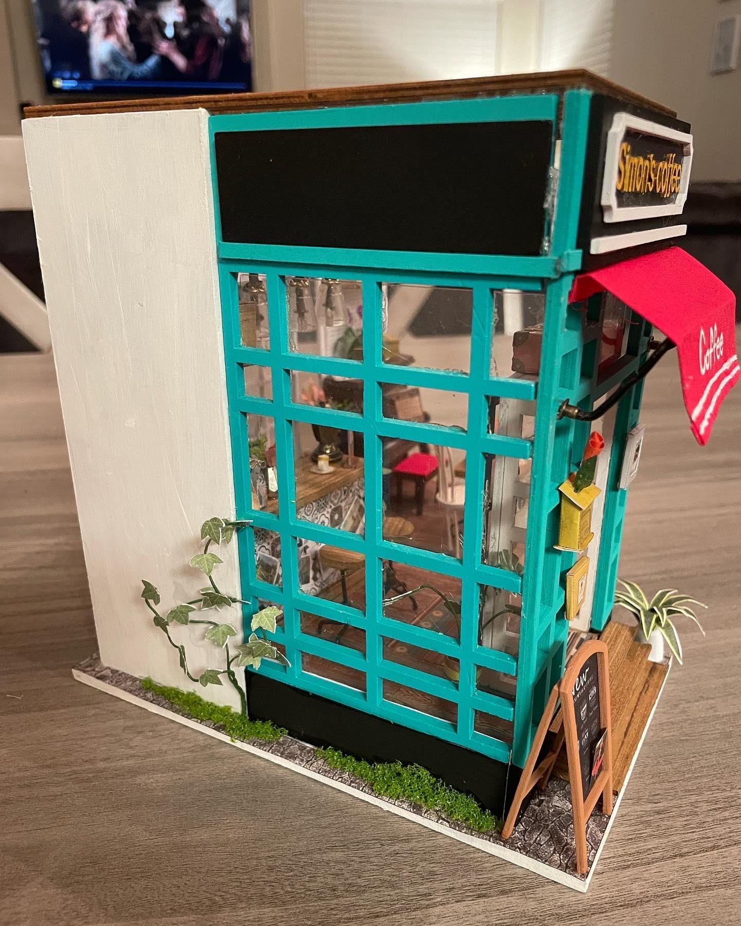 Hand-assembled Rowood Miniature Dollhouse, 1:24 Scale Miniature House ...