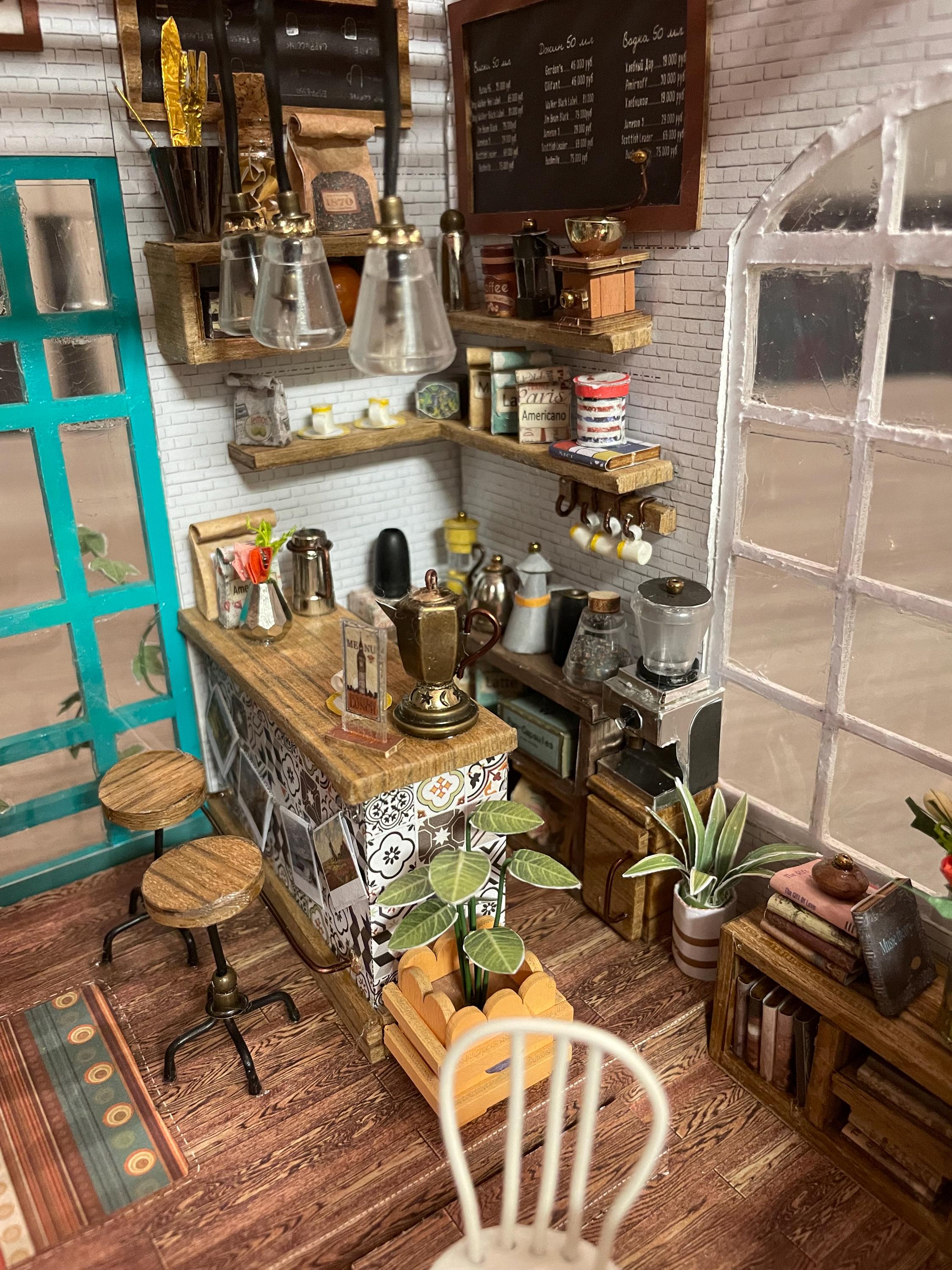 Hand-assembled Rowood Miniature Dollhouse, 1:24 Scale Miniature House ...