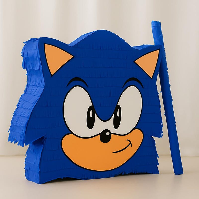 Sonic pinata - Etsy México
