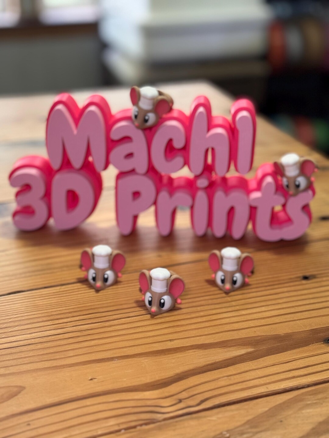 3D Printed Flexi Chef Mouse - Etsy