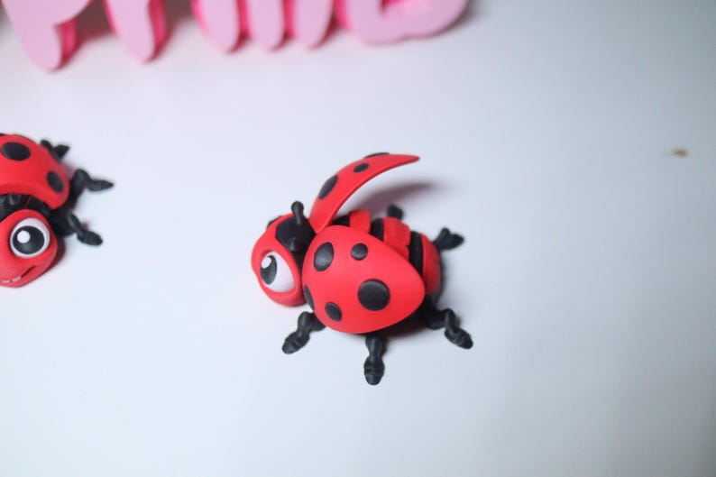 3D Printed Flexi Ladybug - Etsy