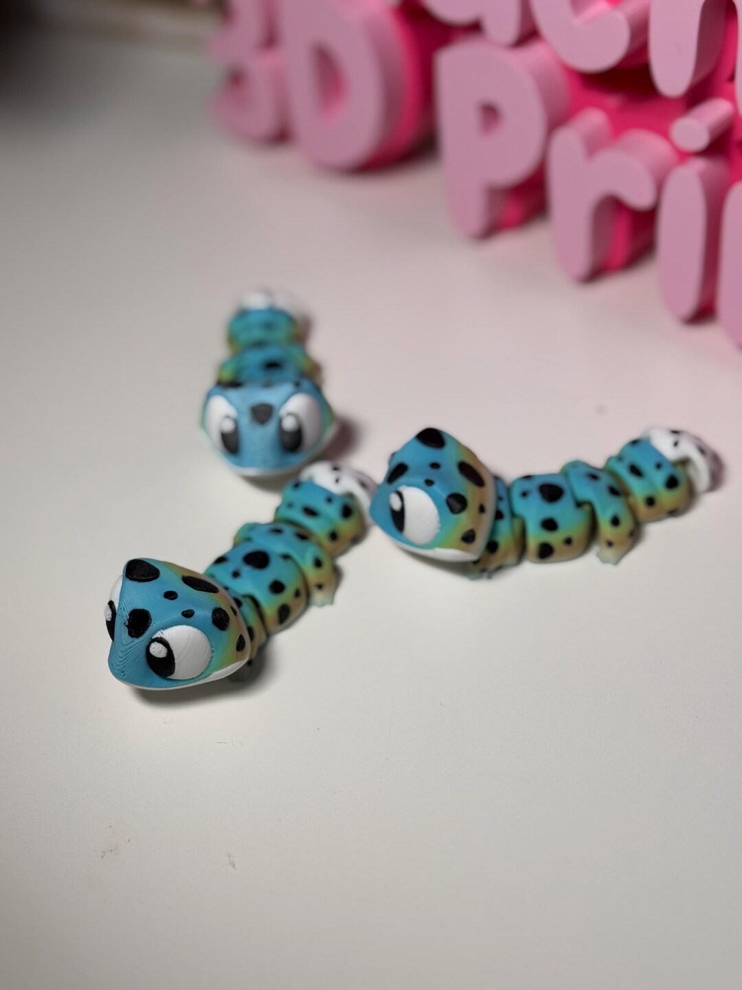 3D Printed Flexi Leopard Geico - Etsy