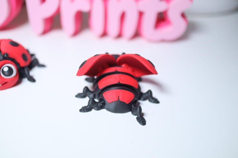 3D Printed Flexi Ladybug - Etsy