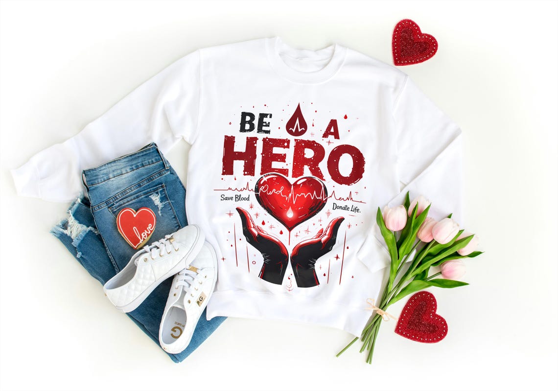 Be a Hero Blood Donation PNG | Save Lives Digital Design | Donor ...
