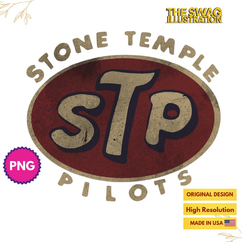 STP Stone Temple Pilots PNG, Grunge Distressed Look, Rock Band Metal ...