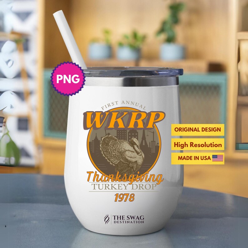 WKRP Turkey Drop PNG, WKRP in Cincinnati Digital File, Thanksgiving ...