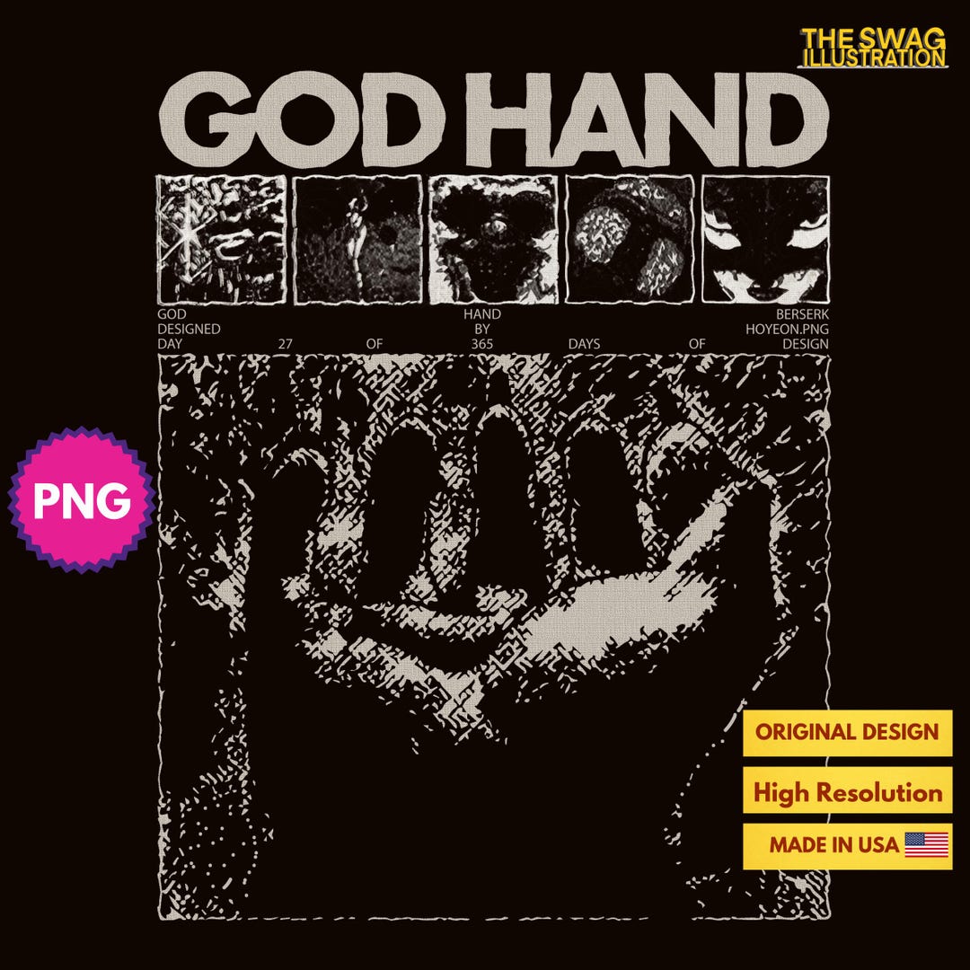 Anime God Hand PNG, Anime Lover Gift, Guts Digital File, Griffith PNG ...