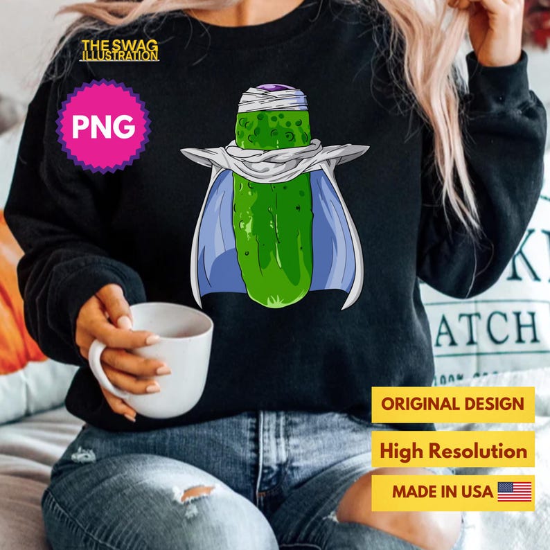 Pickel-o Dragon Ball PNG, Funny Dragon Ball Pickle Digital File, High ...