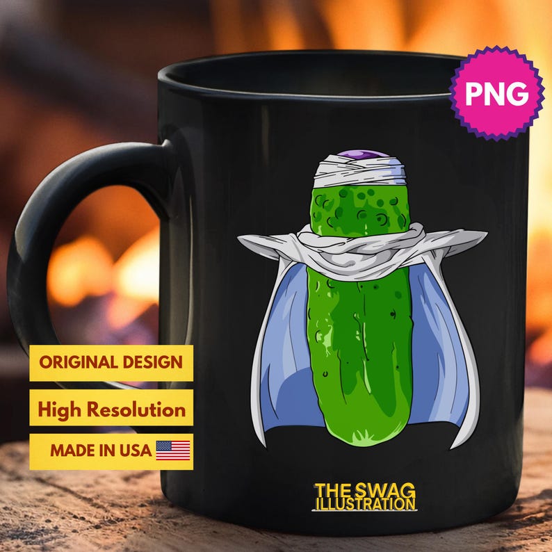 Pickel-o Dragon Ball PNG, Funny Dragon Ball Pickle Digital File, High ...