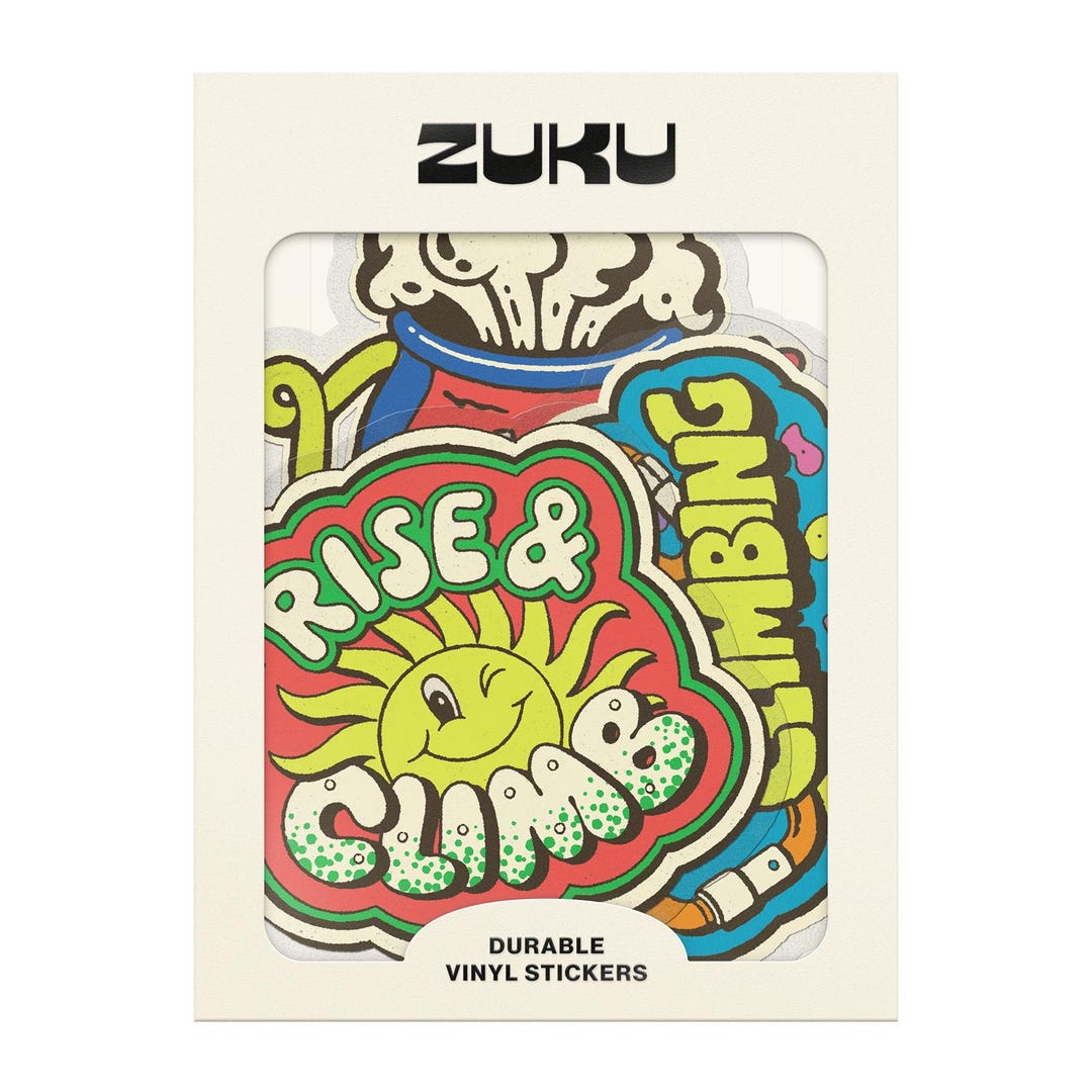 Climbing Life Sticker Pack – Rather Be Climbing, Chalk Therapy, Rise ...