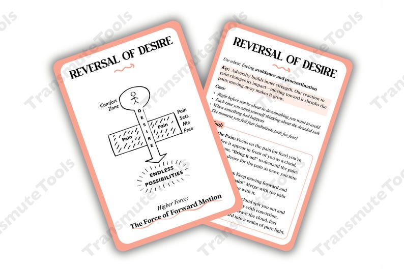 Phil Stutz's THE TOOLS - Printable Flash Cards (digital Download ...