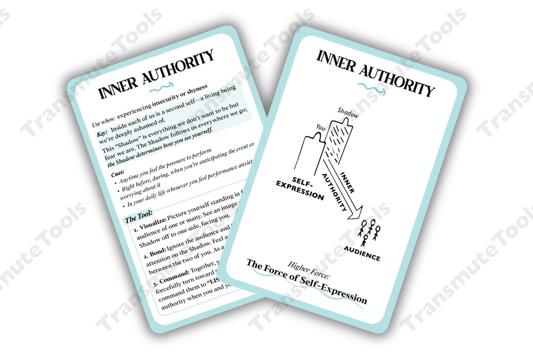 Phil Stutz's THE TOOLS - Printable Flash Cards (digital Download ...