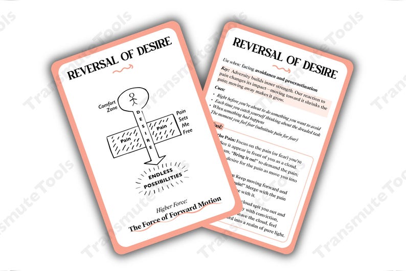 Phil Stutz's THE TOOLS - Printable Flash Cards (digital Download ...